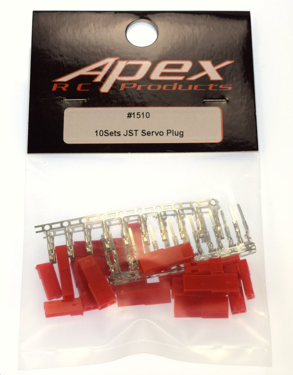 Apex RC Products Male/Female JST Battery & Motor Connector Plugs - 10 ...