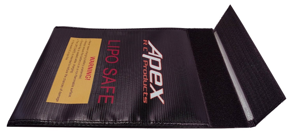 Apex RC Products 230mm X 300mm Jumbo Lipo Safe Fire Resistant Charging ...